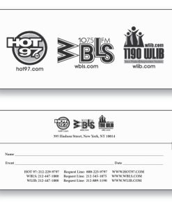 ticket envelope style A TicketMaster