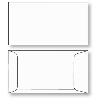 TICKET ENVELOPE Style B (3-1/2" x 6-1/2") Open End - Sheppard Envelope