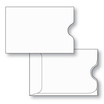 Hotel Key Card Sleeves (2-3/8" x 3-1/2") - Sheppard Envelope