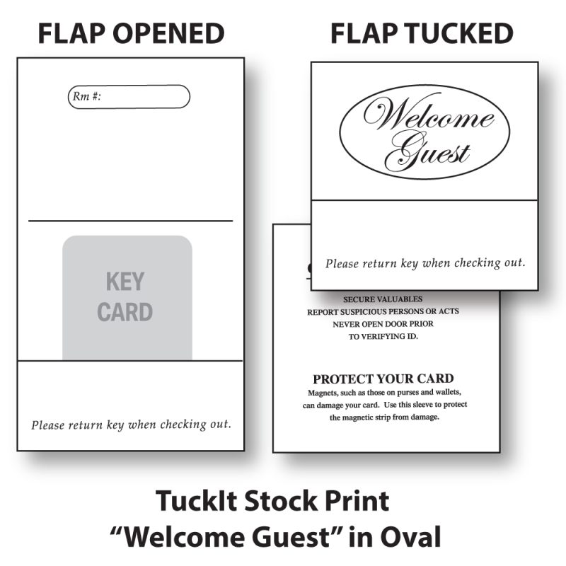 TuckIt™ Hotel Key Card Holders - Sheppard Envelope